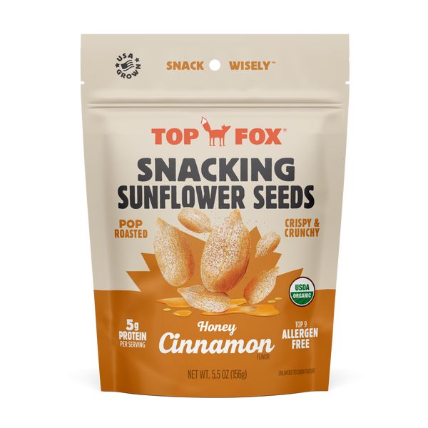 HONEY CINNAMON SUNFLOWER SEEDS – Top Fox Snacks