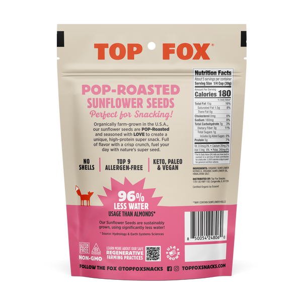HIMALAYAN SALT SUNFLOWER SEEDS – Top Fox Snacks